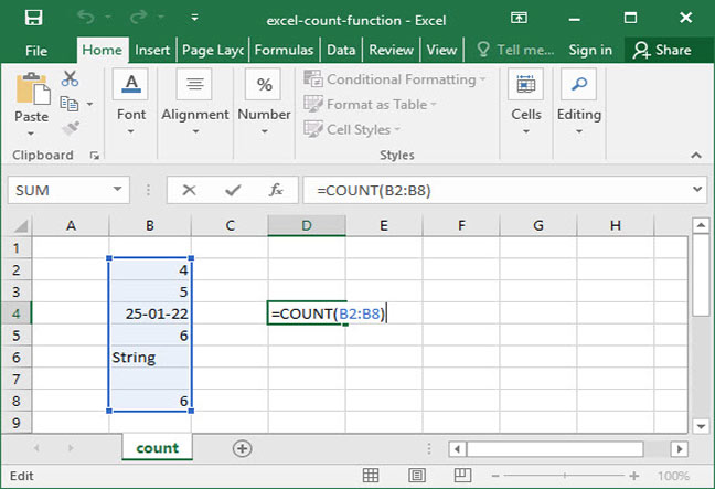 How To Use Excel s COUNT Function Deskbright