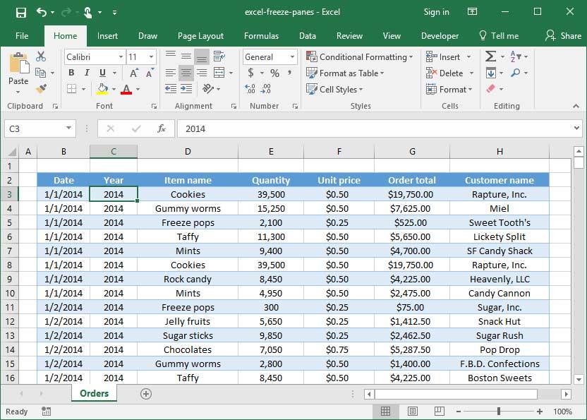 How To Freeze Panes In Excel Vermontmzaer