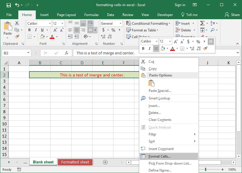 Formatting Cells In Excel Deskbright
