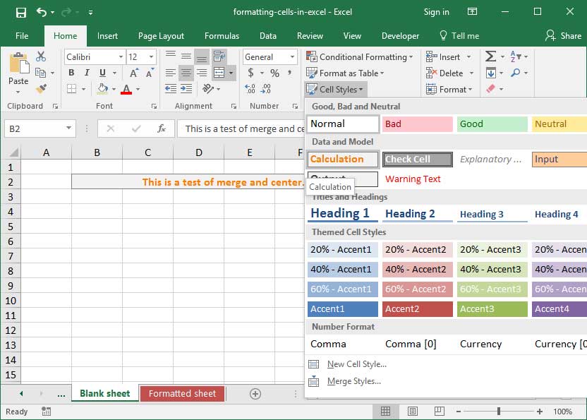 Formatting Cells In Excel Deskbright