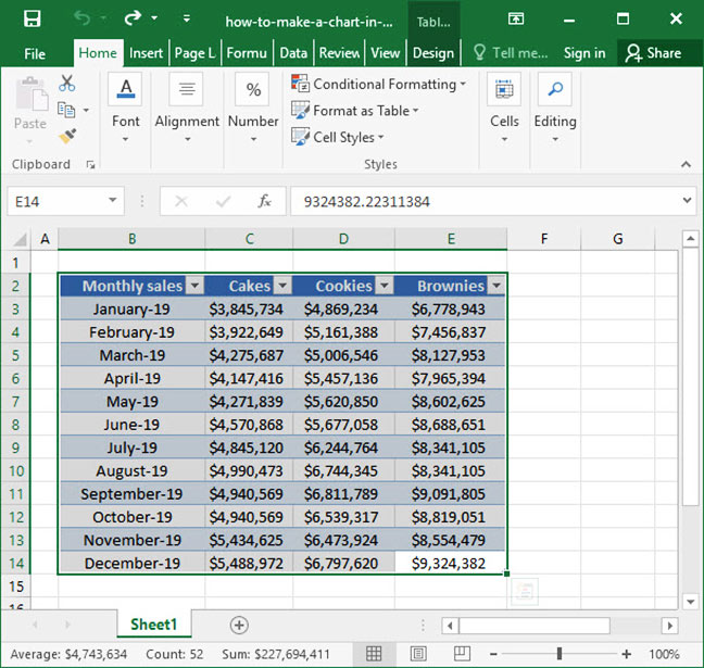 How To Make A Chart In Excel Deskbright