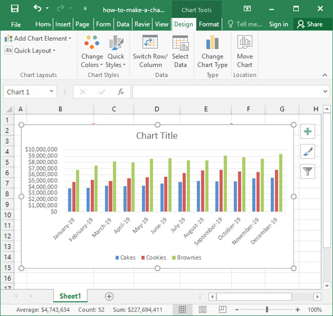 How To Make A Chart In Excel Deskbright