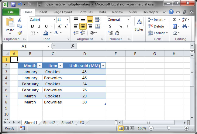 INDEX MATCH With Multiple Criteria Deskbright