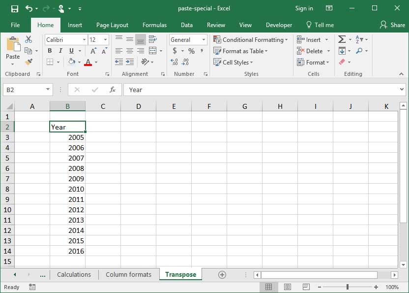 Using The Paste Special Command Deskbright
