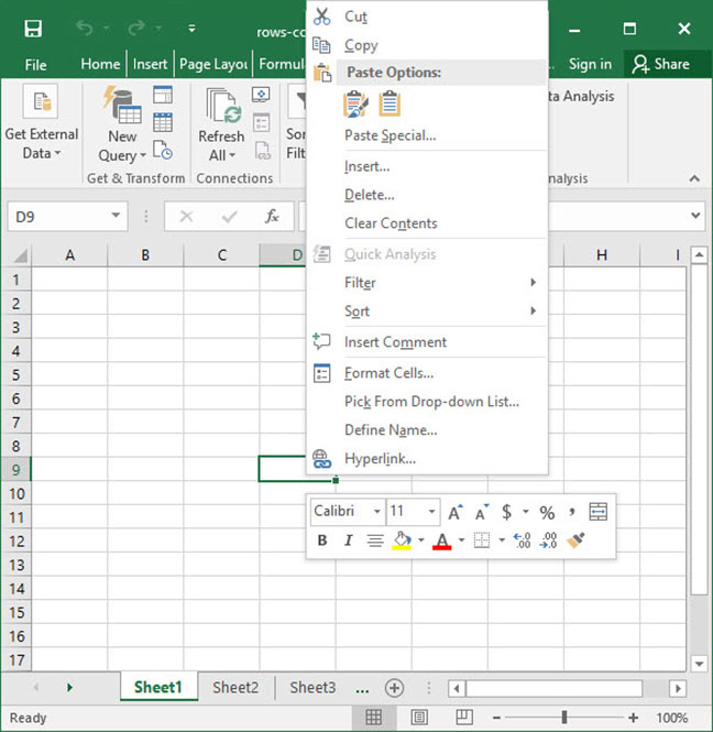 Label Columns In Excel